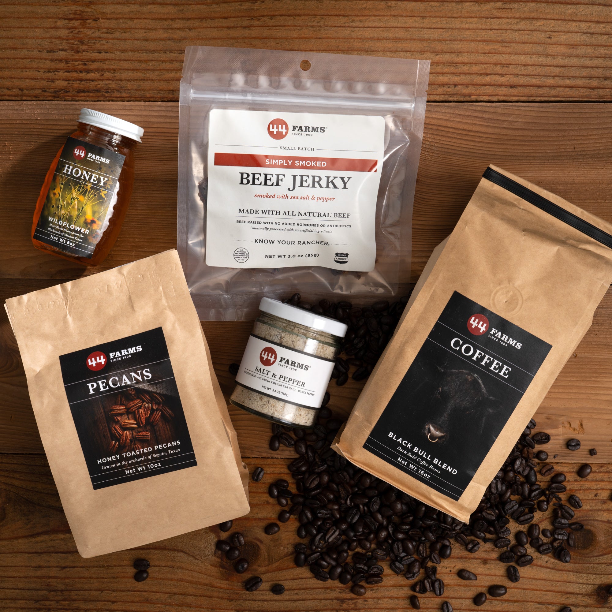 Texas Gourmet Food Gift Box | 44 Farms - Quality Beef Since 1909 - 44 ...