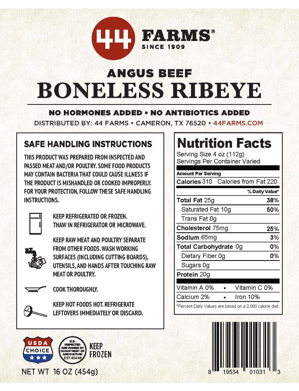 Order Family Steak Packs Online - USDA Choice Steak Packs | 44 Farms