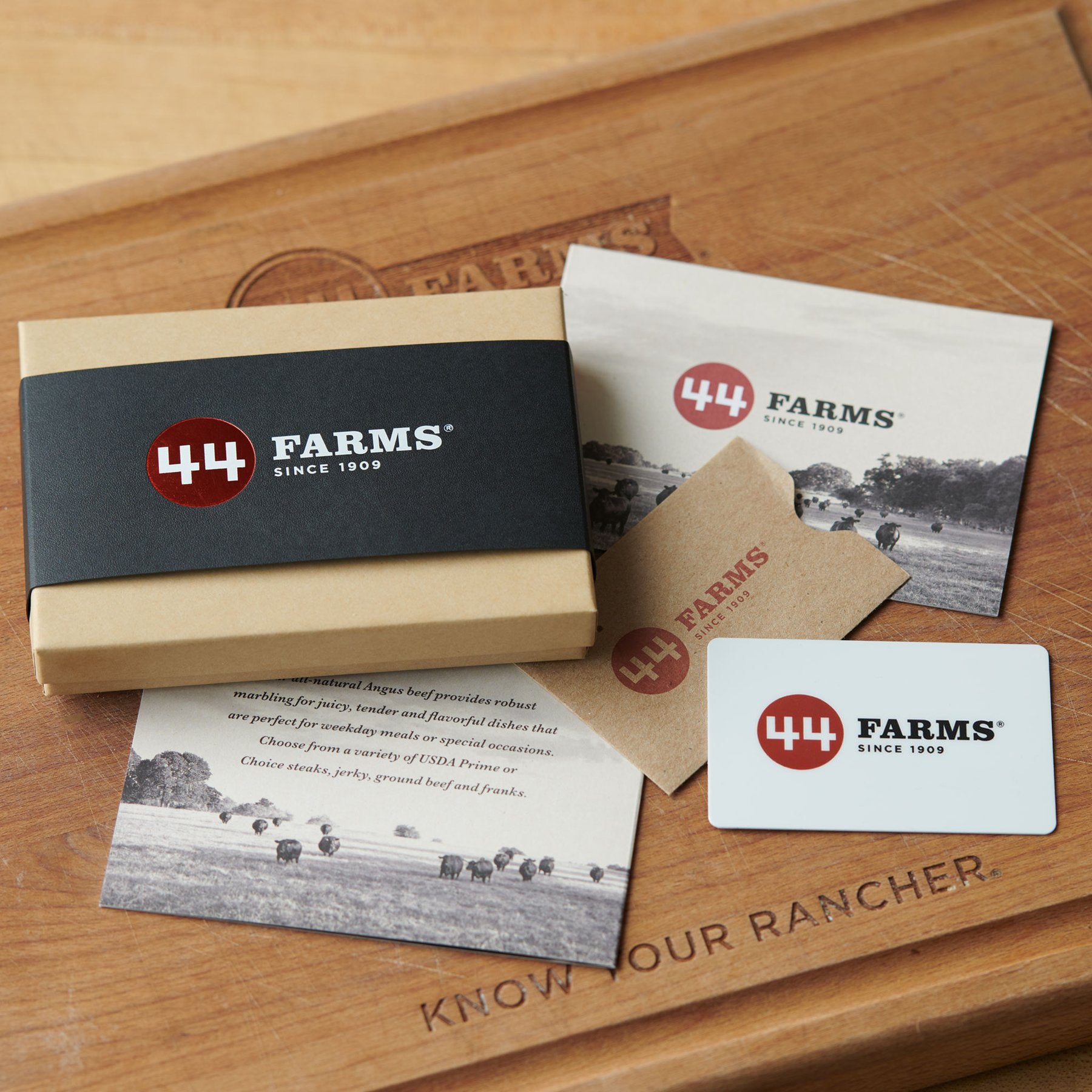 Beef and Steak Gift Cards - Order Online | 44 Farms